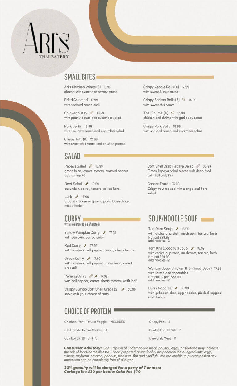 Ari’s Thai Eatery | Authentic Thai Flavors at Basil & Co